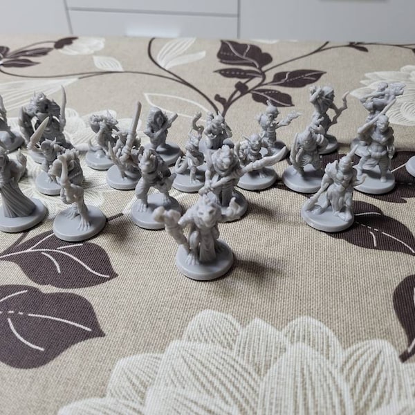 Dnd Essential Monster Mini Pack 2 - 22 Miniatures! - EC3D, Pathfinder ...