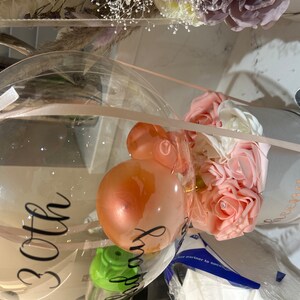 Hot Air Balloon Velvet Flower Box, Hat Box Flowers, Birthday Balloon ...