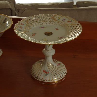 Rare Meissen Augustus Rex ar Mark Porcelain Custard Cup, for Helena ...