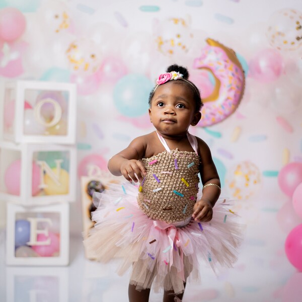 Donut Party - Printed Photography Backdrops - Donut Backdrop - Donut ...