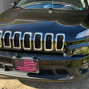 Gloss Black American Flag License Plate - Etsy