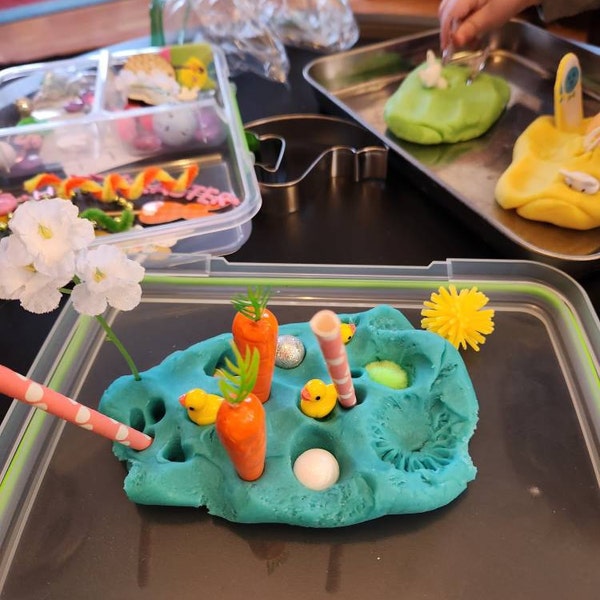 Animal Play Dough Kit, Zoo Play Dough Kit, Safari Animals Play Dough ...