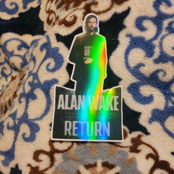 Alan Wake Return Sticker - Etsy