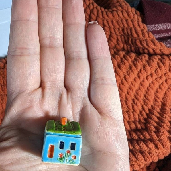 Little Ceramic Houses to Hang Sold Individually Handmade Different ...