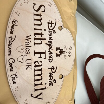 Disney Themed Pram Sign Stroller Sign Personalised Push Chair Sign ...