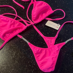 String Bikini Overklit Leo Handmade in Germany - Etsy