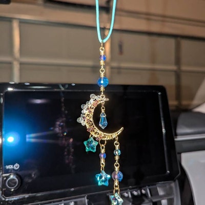 Hamsa Necklace, Moon Necklace, Witchy Necklace, Protection Amulet, Eye ...