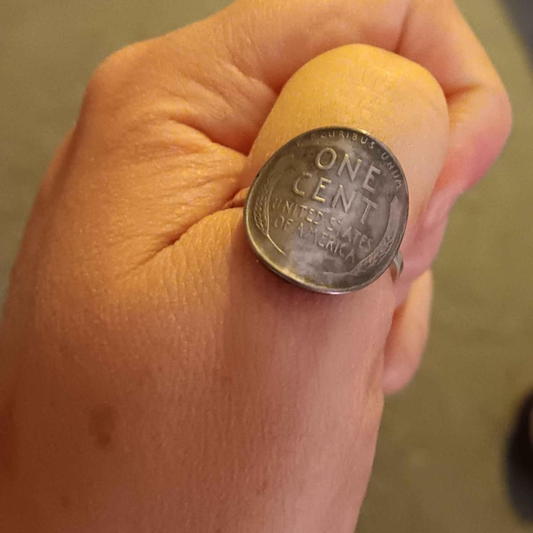 RING, MERCURY DIME, Silver Dime Coin Ring, Handmade, Silver Liberty ...