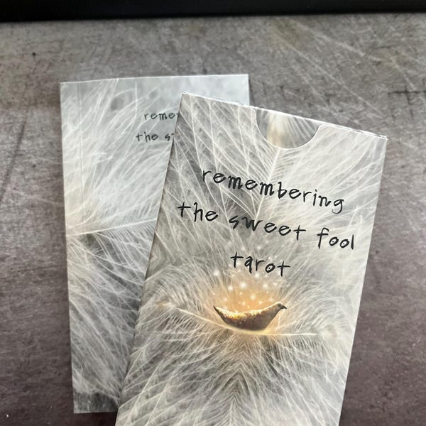 Pocket Size, Remembering the Sweet Fool Tarot - Etsy
