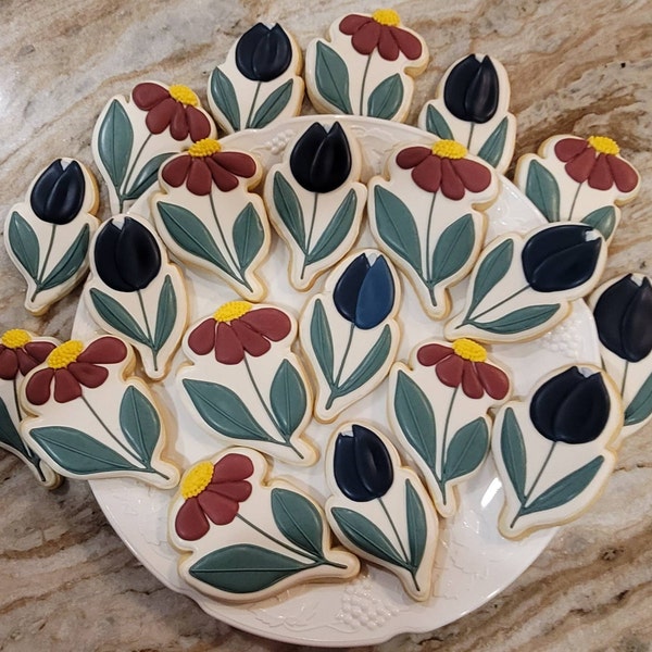 Spring Flower Cookie Cutter Collection - Etsy