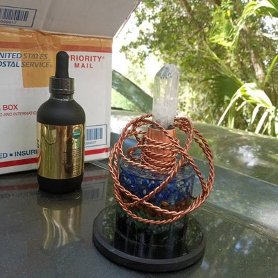 Crystal Orgonite Matrix Dragon, Orgone Healing Art, Spiritual ...