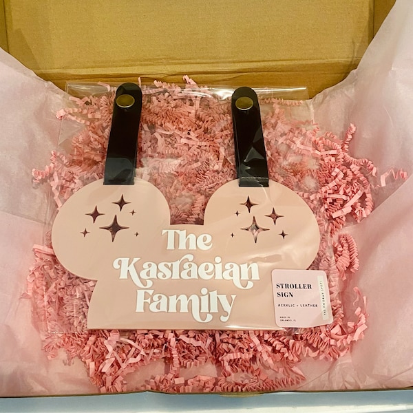 Disney Inspired Personalized Stroller Sign, Mickey Ears Decor, 1st WDW ...