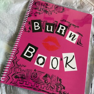 Burn Book Notebook - Etsy