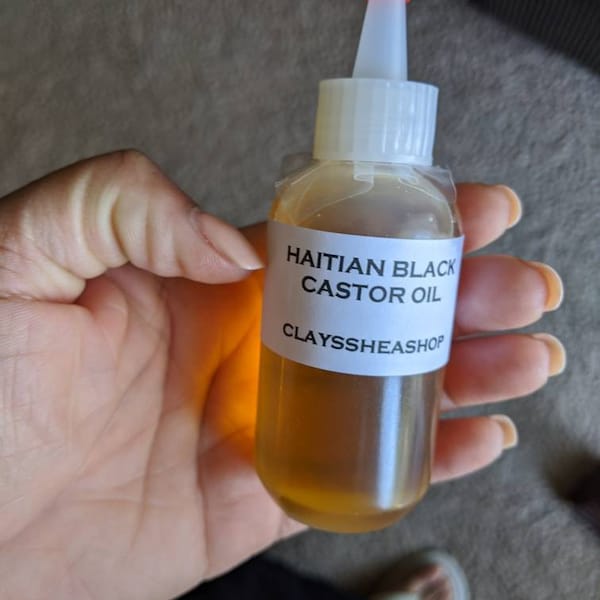 Pure Organic Natural Dark Black Haitian Castor Oil L 'huile Mascreti - Etsy