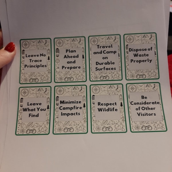 Girl Scouts First Aid Kit Cards - Badge Meeting Activity - Instant ...