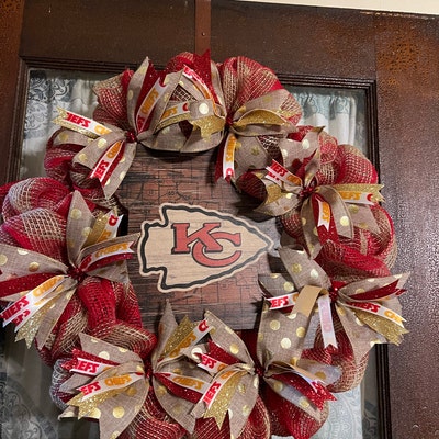 5/8 NFL Kansas City Chiefs Ribbon, 9 Foot Spool, Licensed by Offray - Etsy