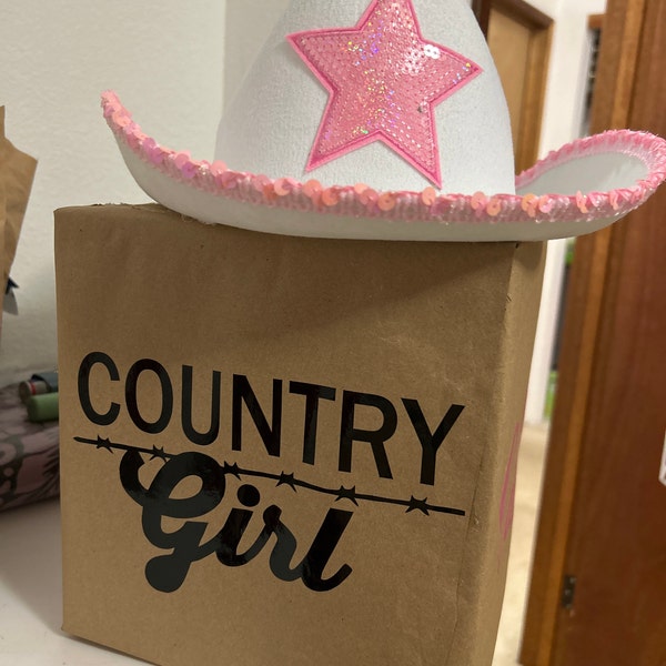 Country Girl With Barb Wire Vinyl Decal - Etsy
