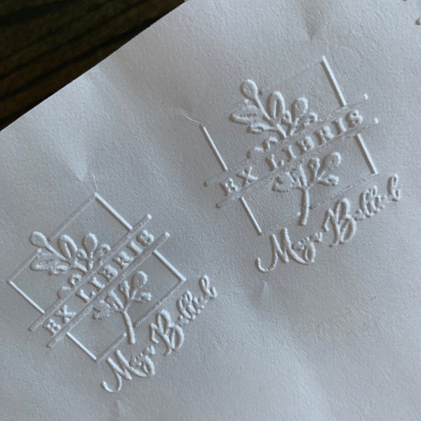 Library Embosser #19 - Personalized - Custom Gift, Embossing, Book ...