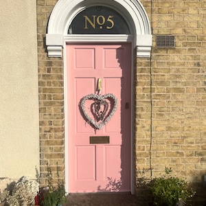 Premium Elegant Fanlight Door Numbers Etched Glass House Numbers ...