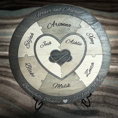 Unity Wedding Puzzle, Blended Family, Unity Alternative, Wedding ...
