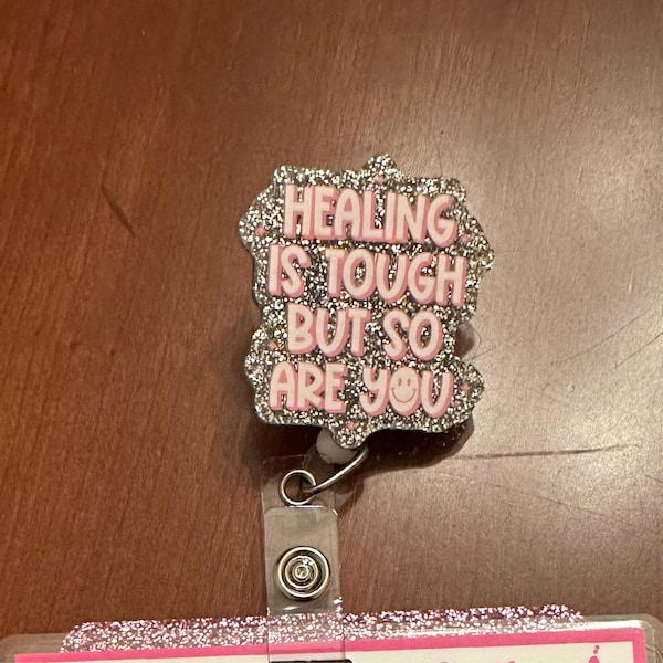 Healing Badge Reel, Id Holder, Encouraging Badge Reel, Badge Reel ...
