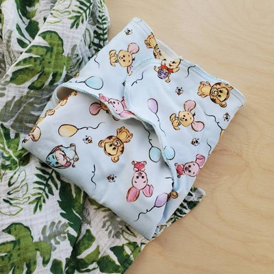 Flawless One Size Preflat Diaper Pattern Fits Approx. 10-35lbs ...