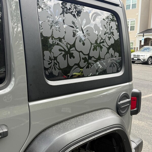 Fits 2011-2023 Dodge Charger Quarter Window Flowers Floral Decal ...