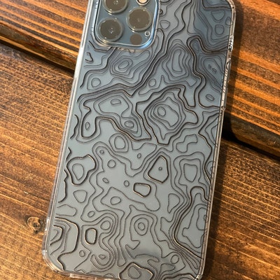 Topography Map Phone Case - Etsy