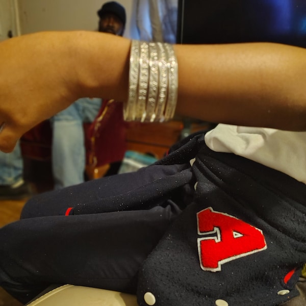 Set of 7 Bangles, Sterling Bangles, Stacking Bracelets, Semanario, 7 ...