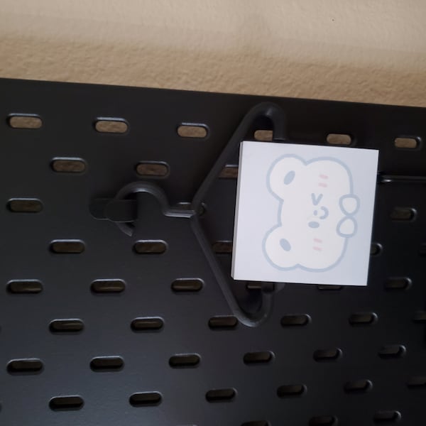 Sticky Note Hanger for Ikea SKADIS Pegboard - Etsy