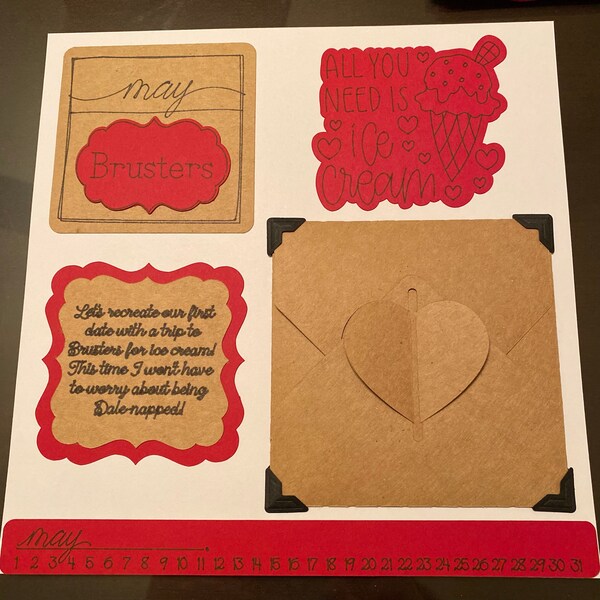 Heart Clasp Envelope, Square Format ( Instance Download | Printable PDF ...