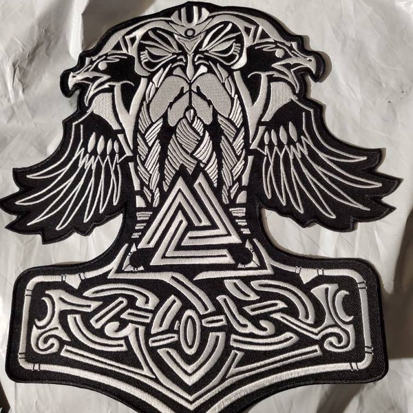 Cerberus Large Embroidered Back Patch - Etsy