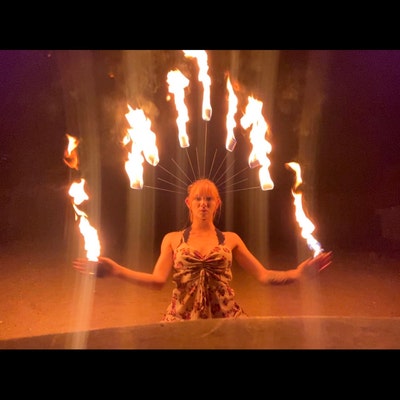 Fire Headdress leaf - Etsy