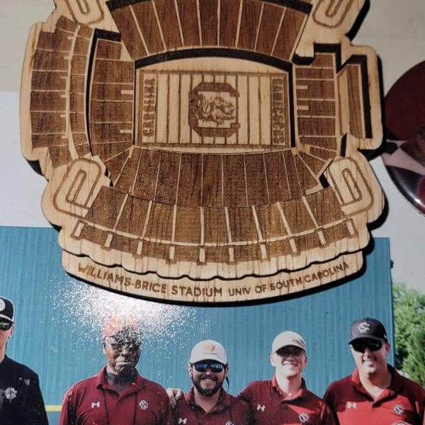 3D Stadium Magnets Wood Layered - Baseball / Football / Soccer ...