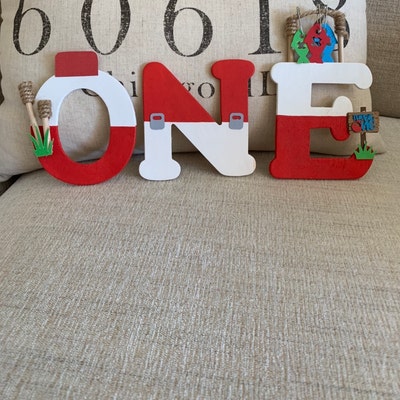 The Big ONE Letter Decor - Etsy