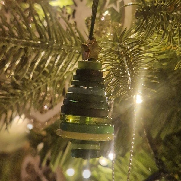 Handmade Button Angel/fairy Christmas Tree Decoration, Gift Tag or ...