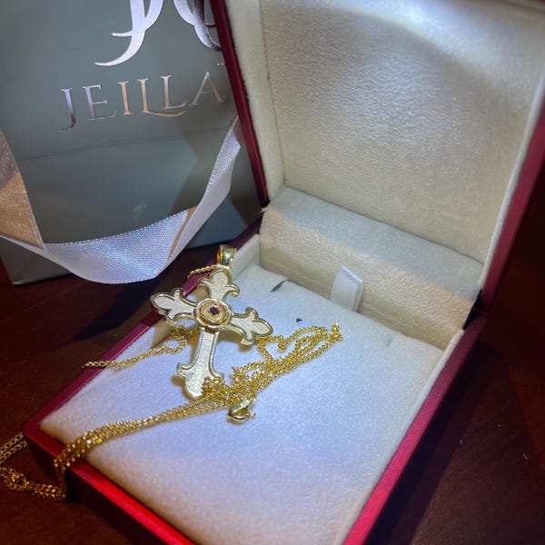 Rose Cross Necklace , Rosicrucian Order Pendant , Masonic Christian ...