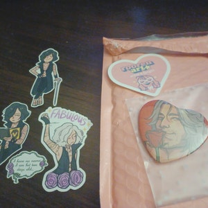 V Sticker Set - Etsy