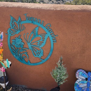 Round Farm Scene Welcome Metal Sign - Etsy