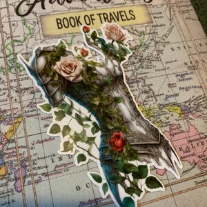 Dragon Sword Faux Leather Bookmark, Fantasy Bookmark, Elven-inspired ...