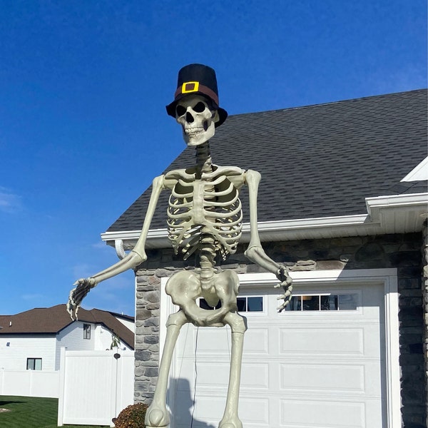 12ft Skeleton Thanksgiving Pilgrim Hat - Etsy