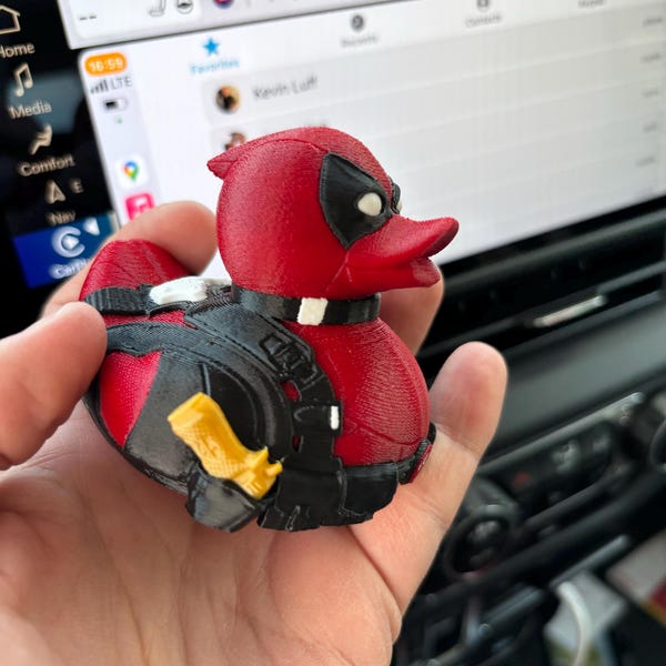 Deadpool 3D Printed Duck - Etsy