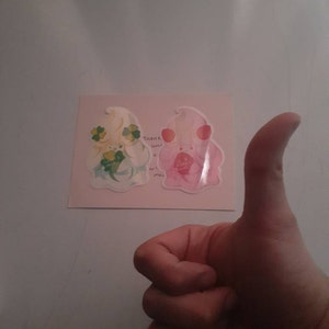 Moon Jellyfish Translucent Vinyl Stickers - Etsy