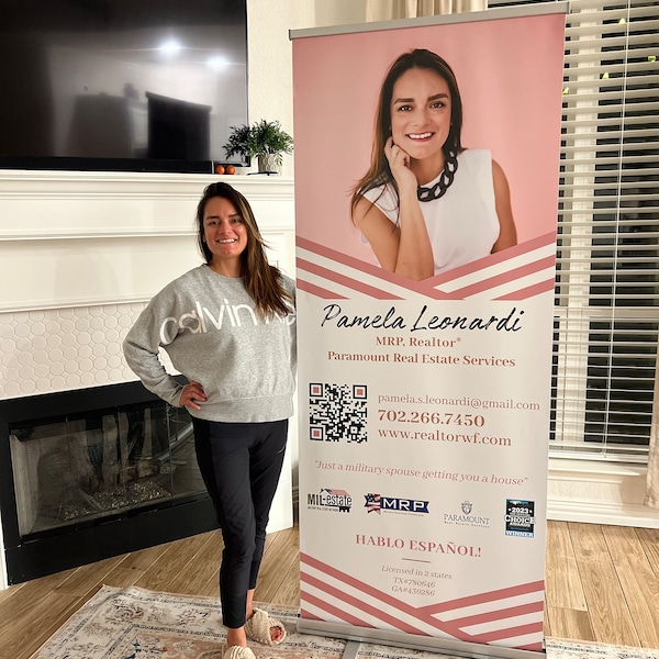 Custom Retractable Banner, Custom Roll Up, Roll up Banner, Real Estate ...