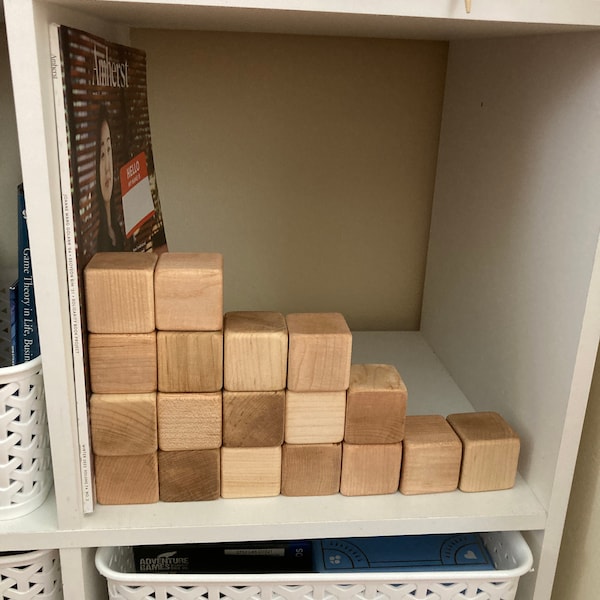 Smoothly Sanded Blank Maple Wooden Blocks - DIY - Decorate - Craft ...