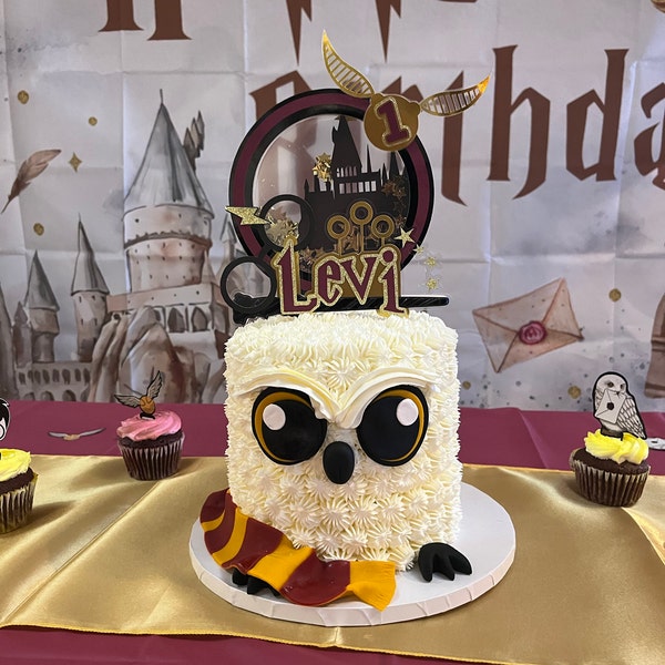 Wizard Birthday Cake Topper, Magical Wizard Birthday Party, Magical ...