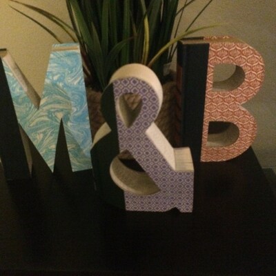 BOOK LETTER P Book Art, Book Cut Letters, Unique Engagement Gift ...