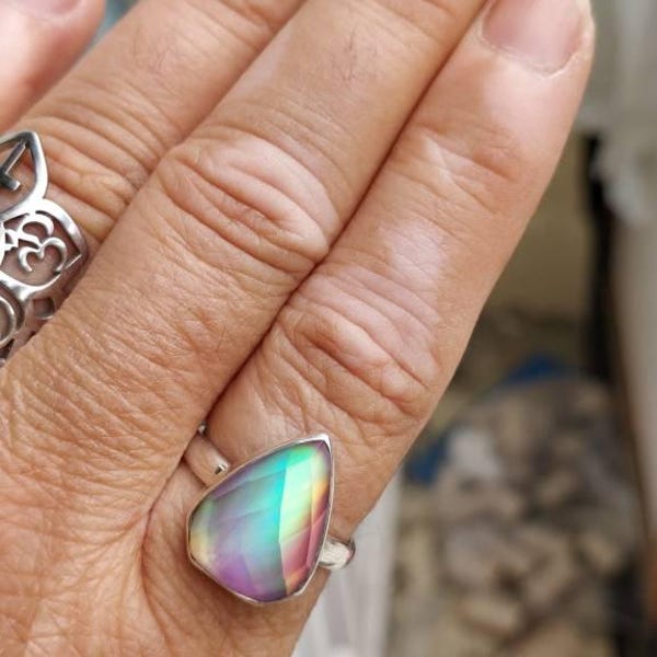 925 Sterling Silver Adjustable Finger Splint Ring - Arthritis Silver ...