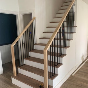 42-inch Retrofit Tread Kit With Riser Remove Carpet Add Hardwood for ...