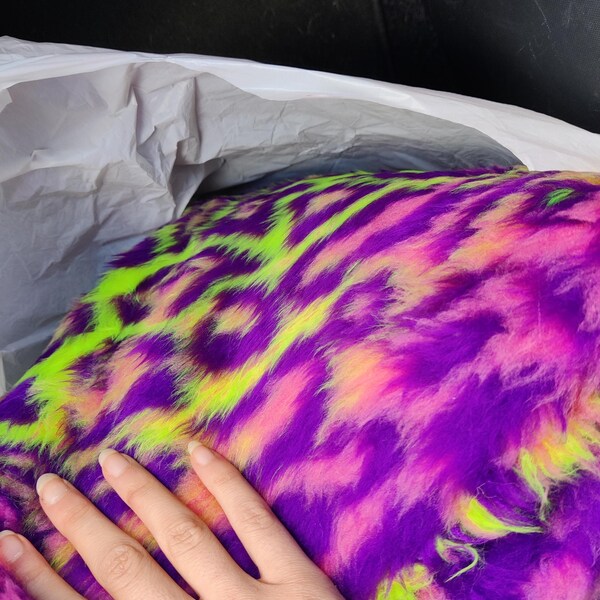 Cobalt Blue - Standard Short Pile Faux Fur - Multiple Lengths - W160 - Etsy